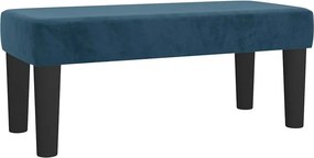 Box spring postel s matrací tmavě modrá 90x190 cm samet 3137699