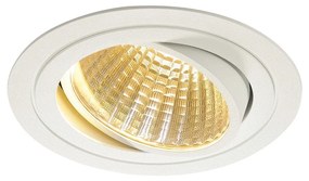 LA 114261 NEW TRIA DL kruhová sada matná bílá 230V/700mA LED 25W 30° 2700K - BIG WHITE (SLV)