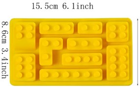 Silikonová forma "Lego" Varianty: Kostky, různé