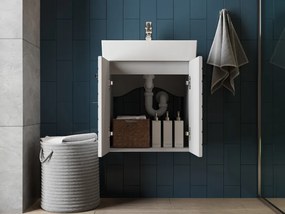 Kingsbath / Lavedo Tessera White 50 koupelnová skříňka s umyvadlem
