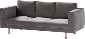 Potah na pohovku IKEA Norsborg 3-místná barva hnědá látka sametová