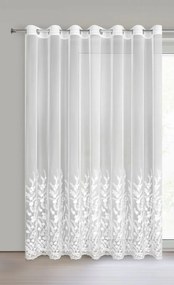 ZÁCLONA NA KROUŽCÍCH TALINA 300 CM X 250 CM CM VZOROVANÁ