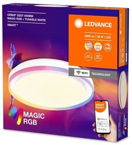 Ledvance - LED RGBW Stmívatelné stropní svítidlo SMART+ MAGIC LED/38W/230V Wi-Fi
