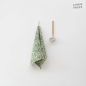 Lněná utěrka 45x65 cm Evergreen Damask – Linen Tales
