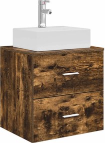 Sada koupelnových skříněk 3 ks Kouřový dub 49,5 x 41 x 62,5 cm 3405847