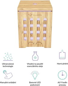 TrueLife AIR Diffuser D7 Bamboo - Aroma difuzér