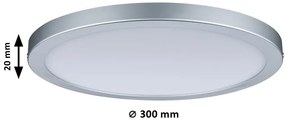 Paulmann 70934 Atria, stropní LED svítidlo, 19W LED 4000K, matný chrom, prům. 30cm