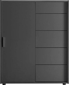 Komoda 1dv 5šx (Grafit) Case