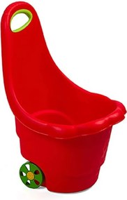 Dětský multifunkční vozík BAYO Sedmikráska 60 cm červený