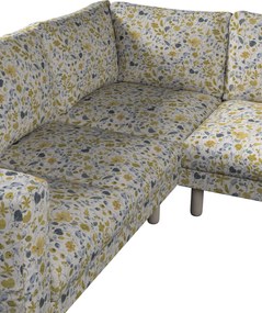 Potah na pohovku IKEA Norsborg rohová 4-místná barva žlutá látka pletený vzor, vzorované