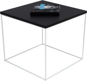 ADRK Furniture Konferenční stolek ELENA 50x50 CT-ELE-W-B