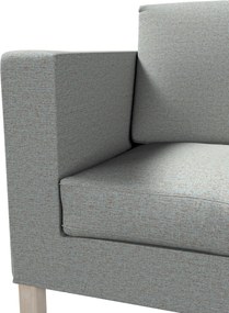 Potah na pohovku IKEA  Karlanda 2-místná, krátký barva modrá látka pletený vzor