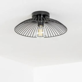 Brilagi - LED Přisazený lustr CERIA WIRE 1xE27/40W/230V pr. 26 cm černá