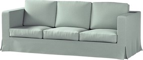 Potah na pohovku IKEA Karlanda 3-místná nerozkládací, dlouhý barva zelená látka pletený vzor