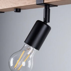Stropní svítidlo SOLLUX ZUCA 4 černé E27 4x15W bez žárovky SL.1298