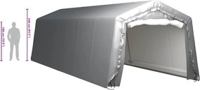 Úložný stan 300 x 900 cm ocelově šedý 3079590