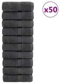 Prémiové mycí utěrky SOLUND 50 ks antracitové 30x30 cm 600 g/m² 137151