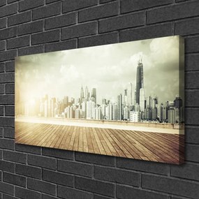 Obraz na plátně Město New York Paneláky 140x70 cm