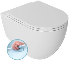 ISVEA INFINITY, závěsná WC mísa s rimless splachováním bez sedátka, 36,5x53cm, bílá, 10NF02001