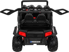 Ramiz Terénní bugina Strong pro děti bílá + pohon 4x4 + dálkové ovládání + nosič zavazadel + rádio MP3 + LED