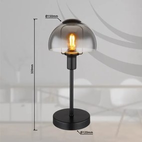 Globo 21914B - Stolní lampa KOKKINI 1xE14/25W/230V černá
