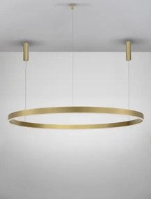 LED lustr Motif 150 zlaté stmívatelné