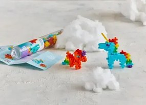 PLUS-PLUS Stavebnice Jednorožci Rainbow / 100 dílků / Tuba