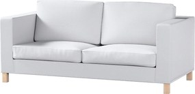 Potah na pohovku IKEA Karlanda rozkládací, krátký barva bílá látka pletený vzor