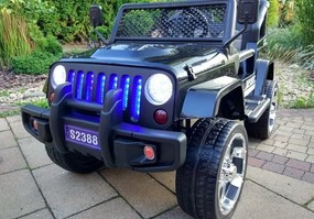 LEAN CARS Elektrické autíčko Jeep S2388 černé 4x45W