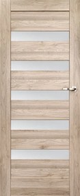 Interiérové dveře vasco doors MALAGA model 6 Průchozí rozměr: 70 x 197 cm, Orientace dveří: Levé dveře, Dekor: Buk jasmínový