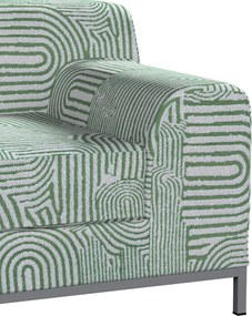 Potah na pohovku IKEA, pravé provevedení Kramfors 2-místná barva zelená látka pletený vzor, vzorované