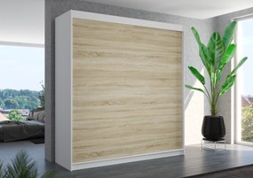 ADRK Furniture Skříň s posuvnými dveřmi TERECIA 200 ADRK-SW-TER-WS-200
