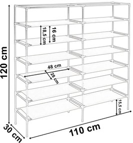 Botník GABI zebrovaný