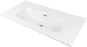 Deante Ceramic washbasin, inset - 80 cm