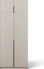 ADRK Furniture Bregma II s nástavcem Skříň s otočnými dveřmi ADRK-W-BREG-100-KB