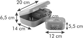 Tescoma Dino 3 ks zelená