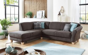 XXXLutz ROHOVÁ SEDAČKA, textil, tmavě hnědá Sit & More - Sedací soupravy - 000144005328