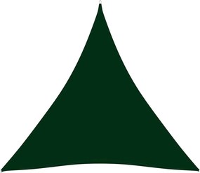 vidaXL Stínící plachta oxford trojúhelníková 4,5 x 4,5 x 4,5 m [135178] Barva: Tmavě zelená