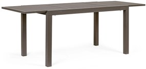 BIZZOTTO Rozkládací zahradní stůl HILDE 140x77 cm hnědý 0662980