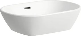 Laufen Lua umyvadlo na desku 50x35 cm otvor pro baterii, bez přepadu H8120830001121
