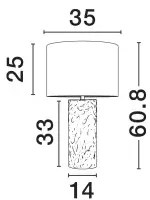 Designová stolní lampa Norr