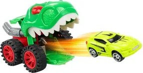 TEDDIES Vystřelovací auto Dinosaurus 18 cm / Na volný chod / Plast / 2