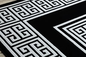 Dywany Łuszczów Kusový koberec Gloss 6776 85 greek black/ivory Rozměry koberců: 120x170