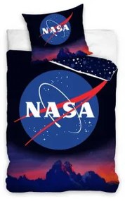 Carbotex Dětské bavlněné povlečení – NASA Polární záře 140×200cm 70×90cm
