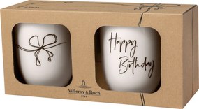 Villeroy&Boch Statement Happy Birthday sada 2tlg. 115 x 80 x 104 mm, 290 ml