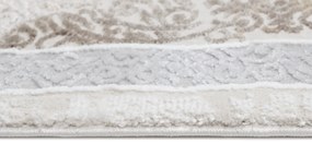 Jemný krémový koberec s ornamenty