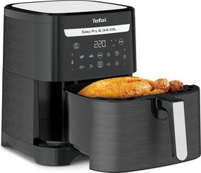 Černá horkovzdušná fritéza Easy Fry &amp; Grill XXL EY801815 – Tefal