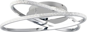 XXXLutz STROPNÍ LED SVÍTIDLO, 58/58/9 cm - Stropní svítidla - 007694034502