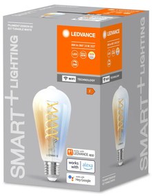 LEDVANCE SMART+ WiFi E27 8W Edison čirá 827-865