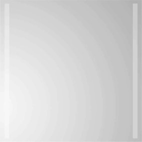 Koupelnové zrcadlo s LED osvětlením 60 x 60 cm 151740
